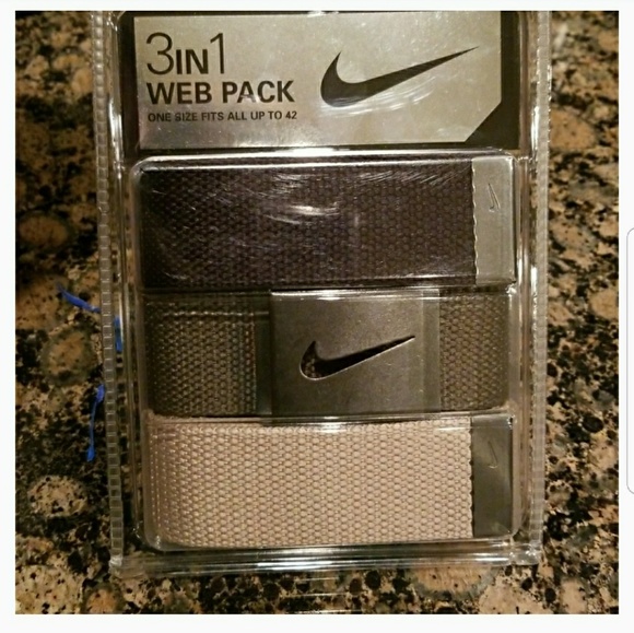 Nike | Accessories | Nike Golf Web Pack Belt Set | Poshmark